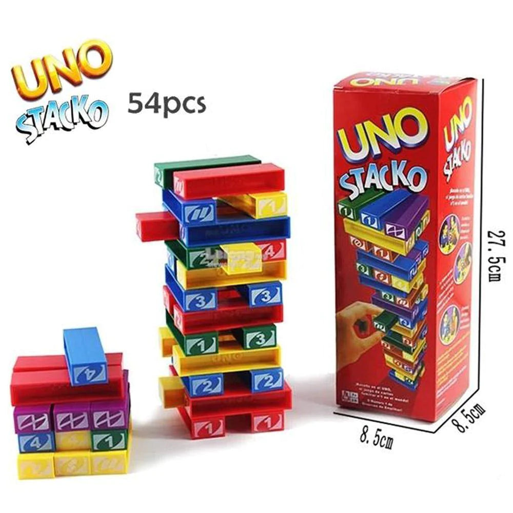 Uno Stacko Stacking Jenga Game – seaqers