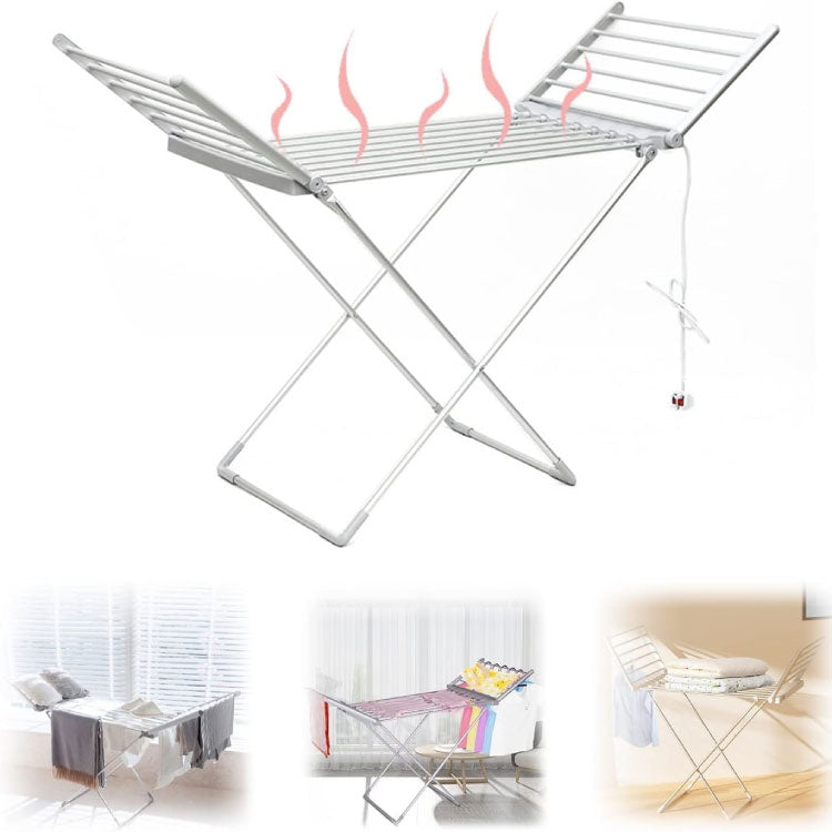 Electric Heated Clothes Airer Drying Rack – seaqers