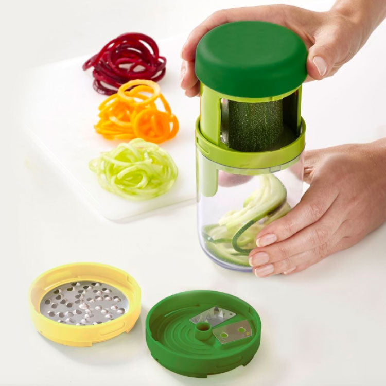 3 In 1 hand held spiralizer – seaqers